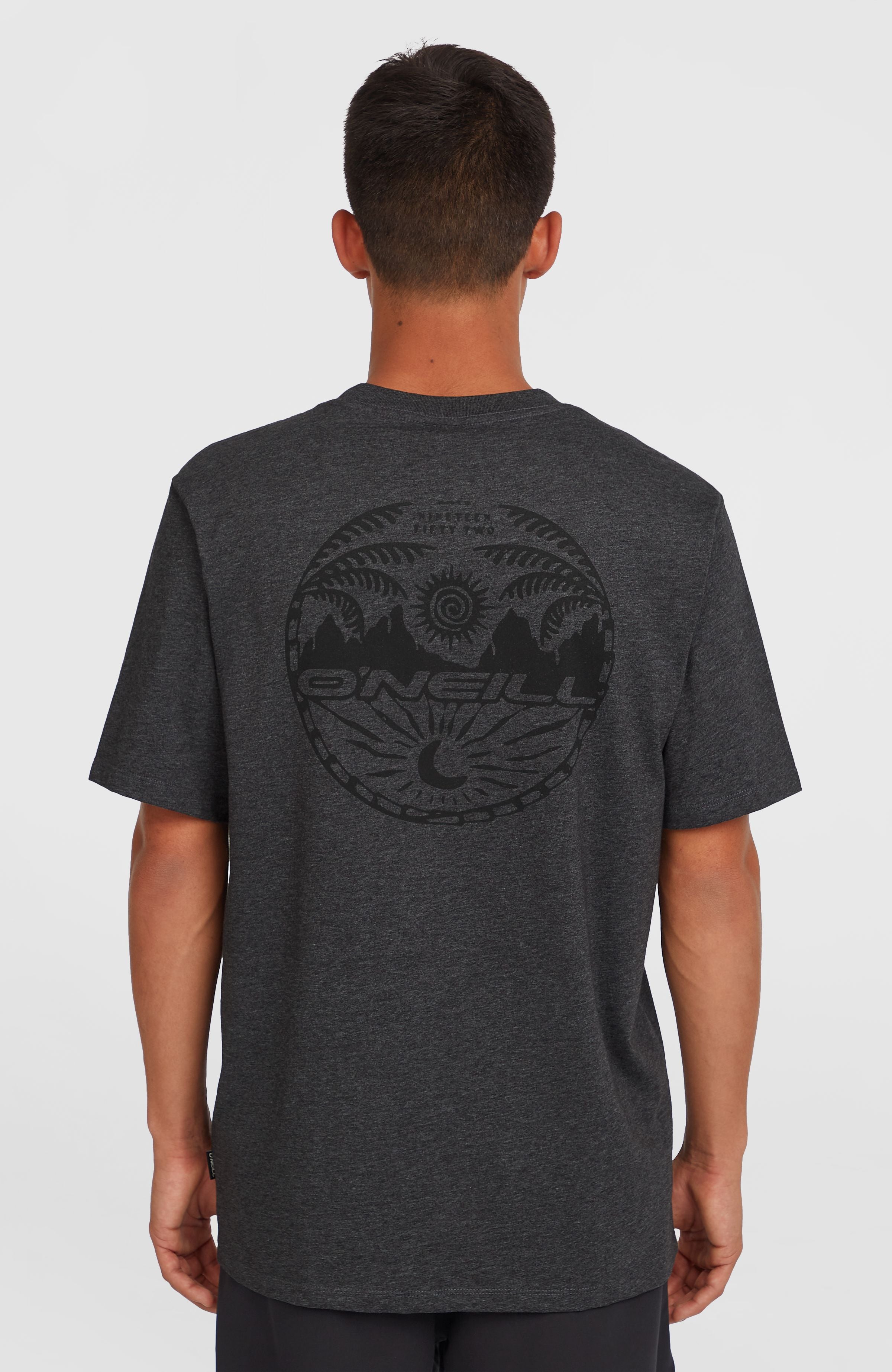Back Print T-Shirt | Black Out Melange – O'Neill